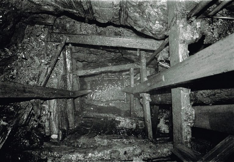 Geevor Mine Skip Shaft - Cornish Mine Images - History in Black and White