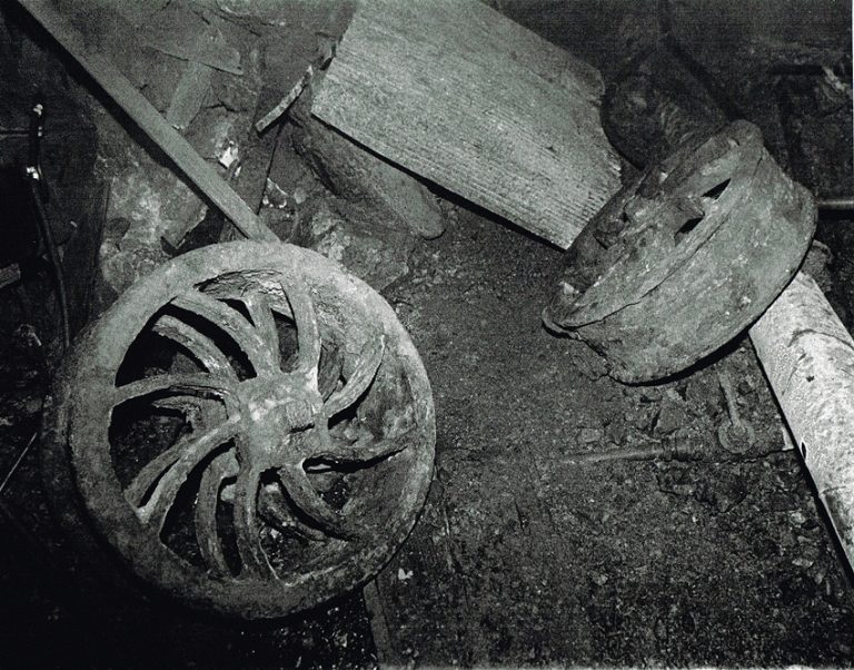 Levant Mine Skip Shaft - Cornish Mine Images - History in Black and White