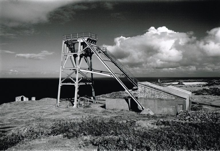St Just Mining District - Cornish Mine Images - History in Black and White