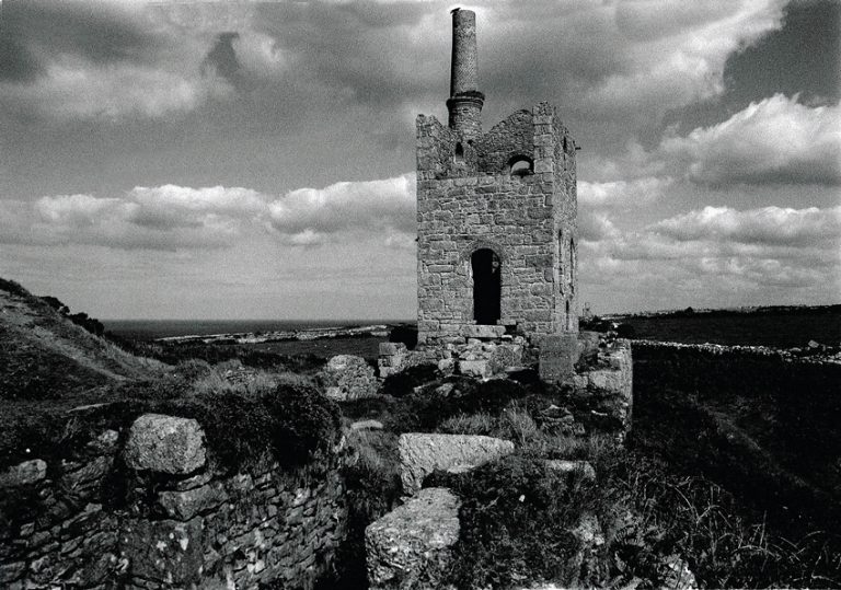 St Just Mining District - Cornish Mine Images - History in Black and White