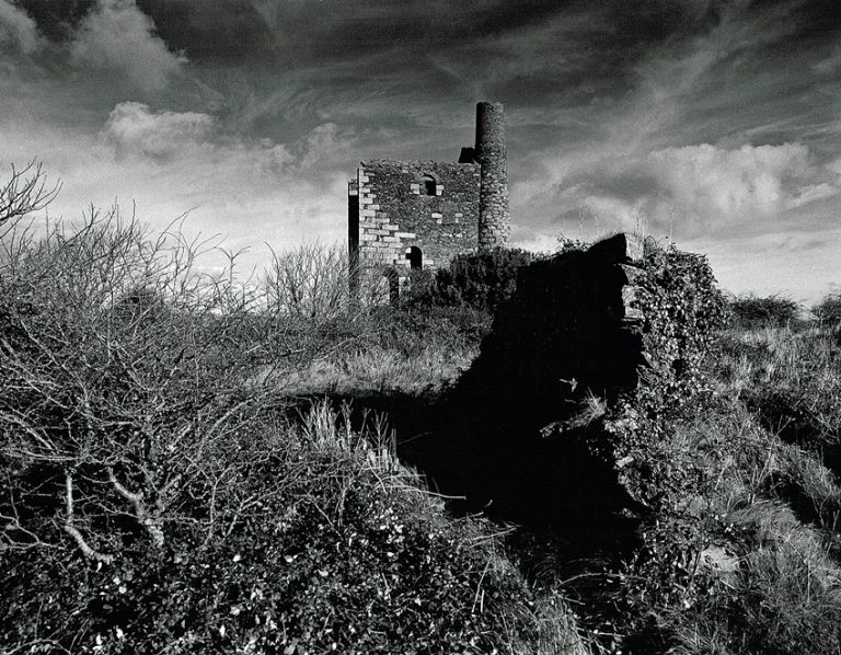 Redruth Mining District - Cornish Mine Images - History in Black and White
