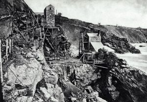 Botallack Mine - Cornish Mine Images - History in Black and White