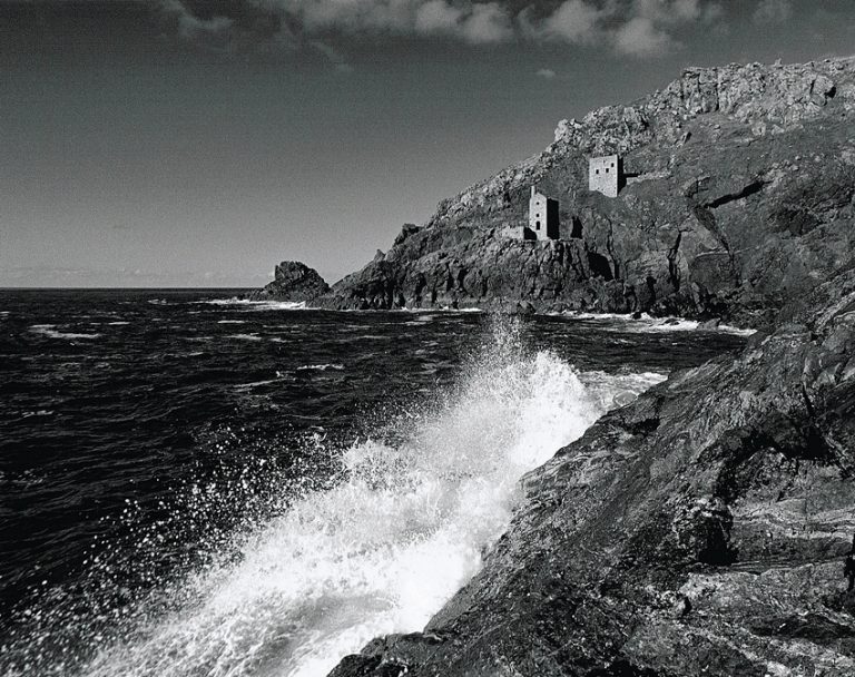 Botallack Mine - Cornish Mine Images - History in Black and White