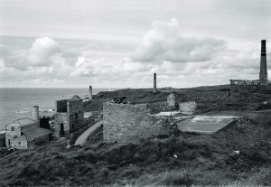 Levant Mine - Cornish Mine Images - History in Black and White