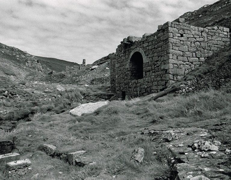 St Just Mining District - Cornish Mine Images - History in Black and White