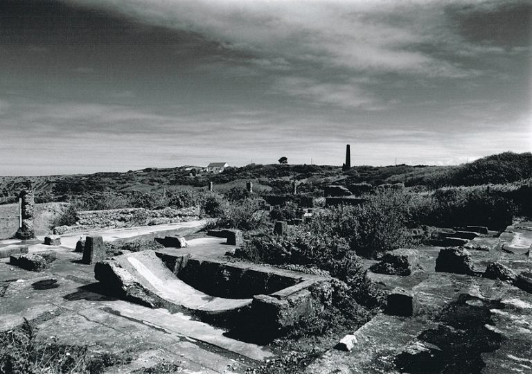 Wheal Kitty Mine - Cornish Mine Images - History in Black and White